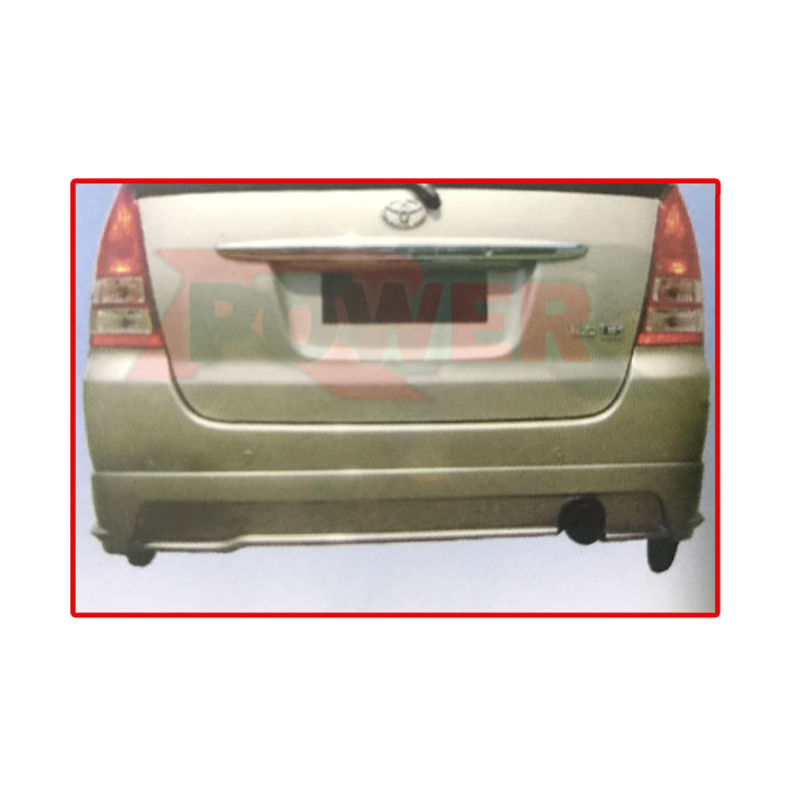 Toyota Innova First Generation (2004-2015) SPORTY Style Rear Back ...