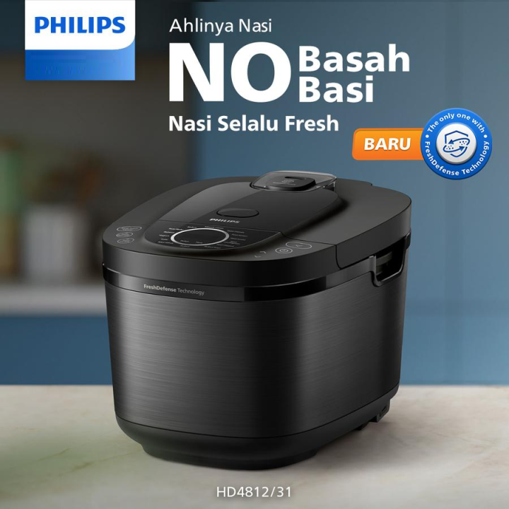 Philips Digital Rice Cooker HD 4812/31 Series Premium 1.8 Liter ...