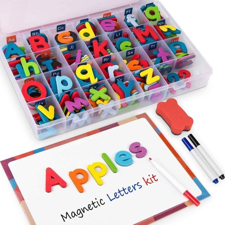 26Pcs Alphabet Kit ABC Foam Alphabet Alphanumeric Magnet Spelling and ...