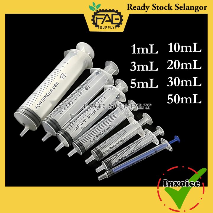 Syringe Picagari Luer Slip 1mL 5mL 10ml 30ml 20ml 50ml 60ml individual pack sterilized pet ...
