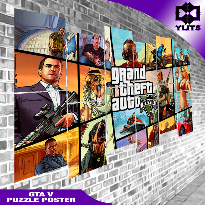 Level Up Your Gaming Room with This EPIC GTA V Puzzle Poster ...