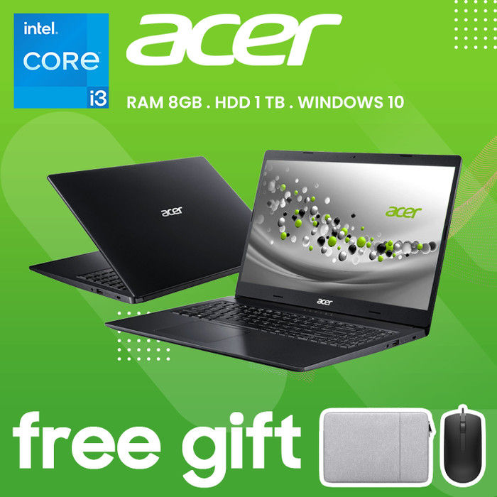 LAPTOP Acer Aspire Core i3/14 RAM 8GB /HDD 1TB/SSD 256GB | Lazada Indonesia