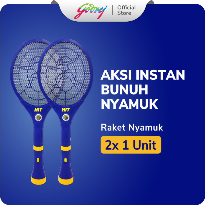 [Paket isi 2] HIT Bat Raket Nyamuk Regular - Pembasmi Nyamuk Bunuh ...