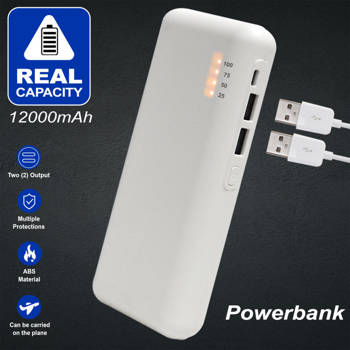 "Rapoo S1005 10000mAh Powerbank Li Polymer Dual Output Fast Charge Slim ...