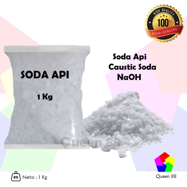 Soda Api 1Kg / Caustic Soda 1Kg / NaOH 1Kg / Soda Api Murah | Lazada ...