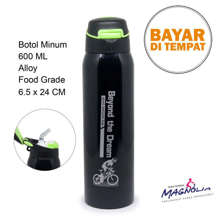 Botol Air Wadah Minum Sepeda Alloy Gowes 600 ML | Lazada Indonesia