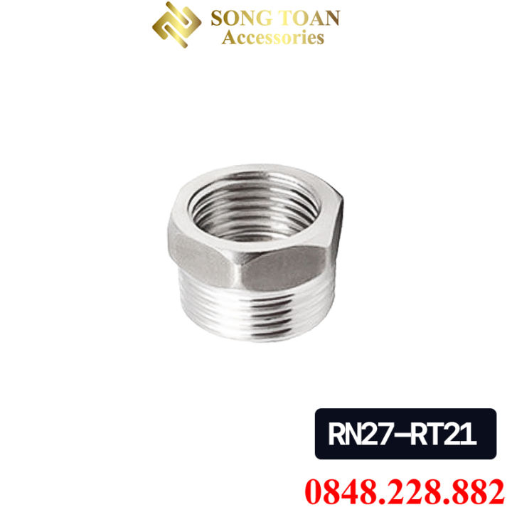 Cà Rá Inox 27, Nối Chuyển Ren Trong Ren Ngoài 27 Inox 304 Siêu Bền ...