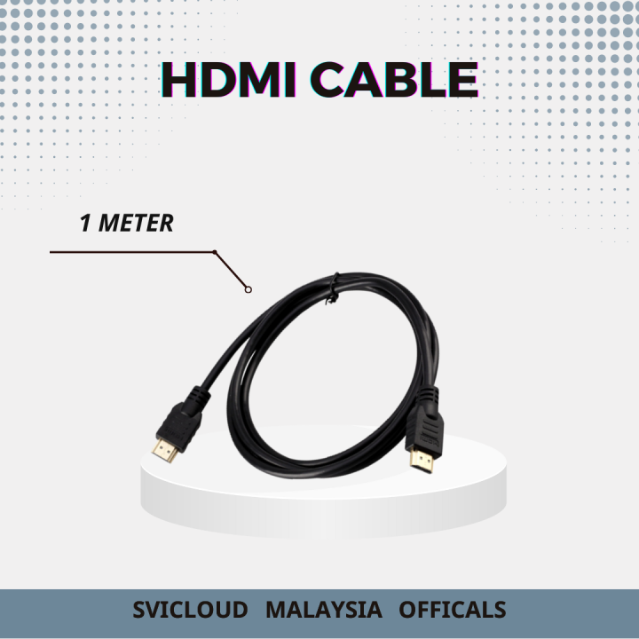 【ORIGINAL 】SVI HDMI CABLE 1Meter | Lazada