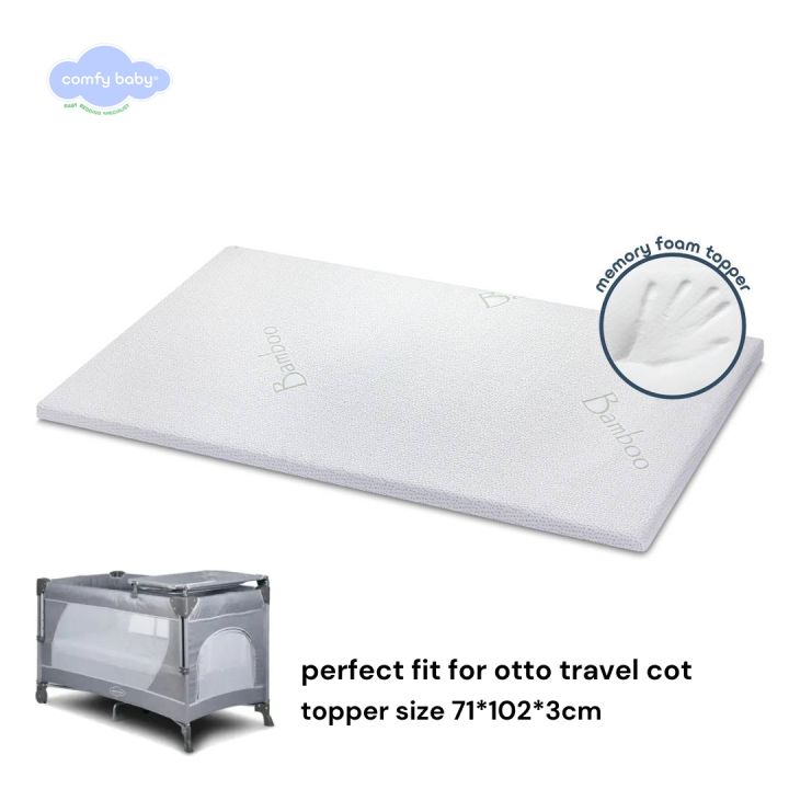 COMFY BABY Otto (60x120x3cm) Travel Cot Topper | Lazada