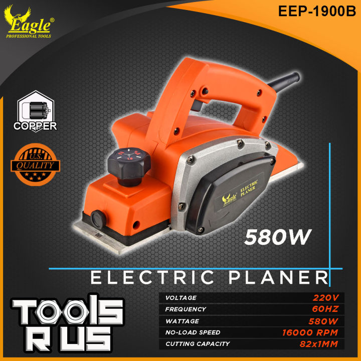 Eagle Electric Planer 580W EEP-1900B | Lazada PH