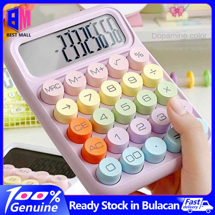 [🇵🇭 Stock&COD] Sanrio Candy Color Calculator 12 Digits Large Display ...