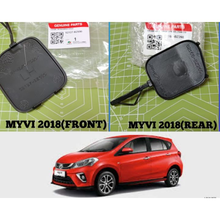 PERODUA MYVI 2018-2021 FRONT/REAR BUMPER TOWING COVER / CAP | Lazada