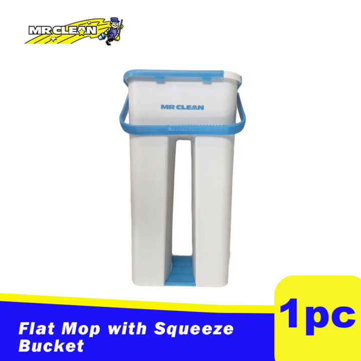 MR CLEAN Flat Mop with Squeeze Bucket MCFMSB | Lazada PH
