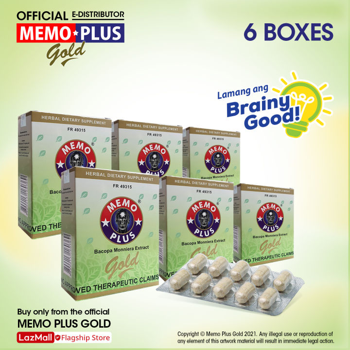 6 Memo Plus Gold 30s | Lazada PH
