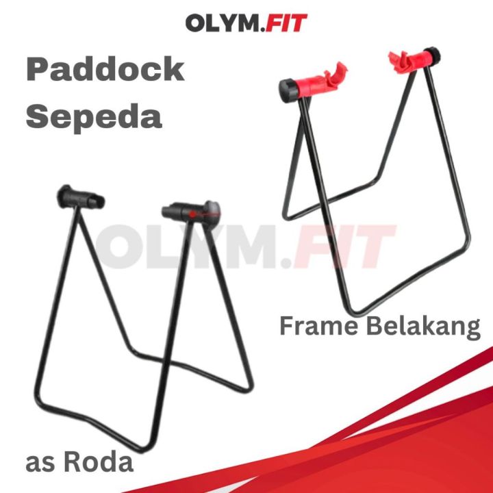 Standar Paddock Sepeda Standar Display Jagang Lipat Segitiga Rak ...