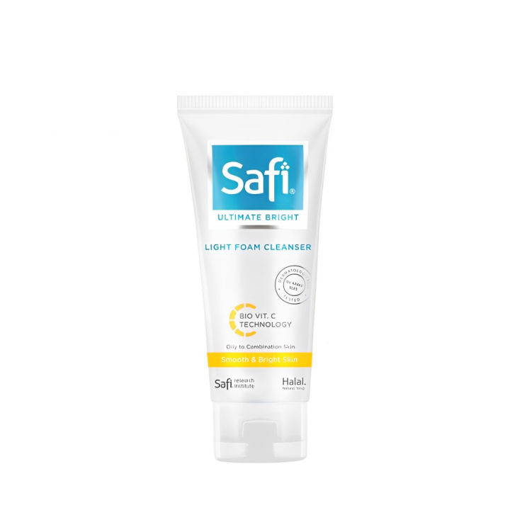 Safi Ultimate Bright Light Foam Cleanser Smooth & Bright Skin - 100ml ...