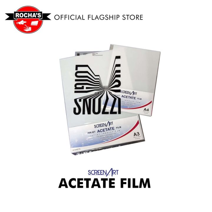 [SCREEN ART] Acetate Inkjet Film A3 size Per Pack | Lazada PH