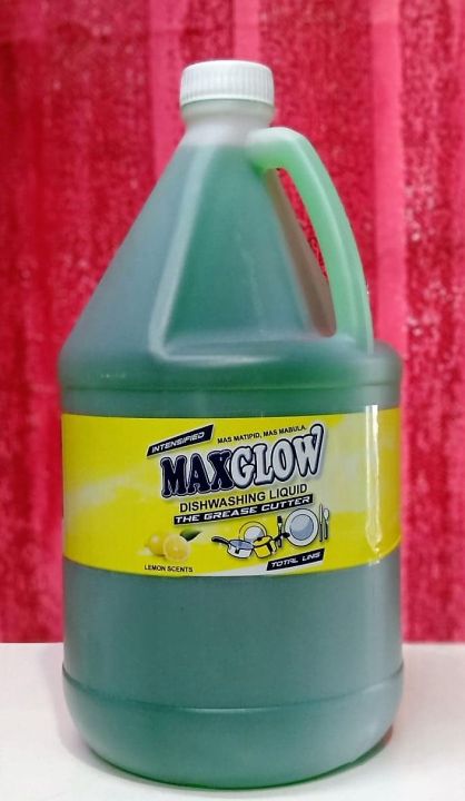 Max Glow Dishwashing liquid 1 Gallon (Green) | Lazada PH