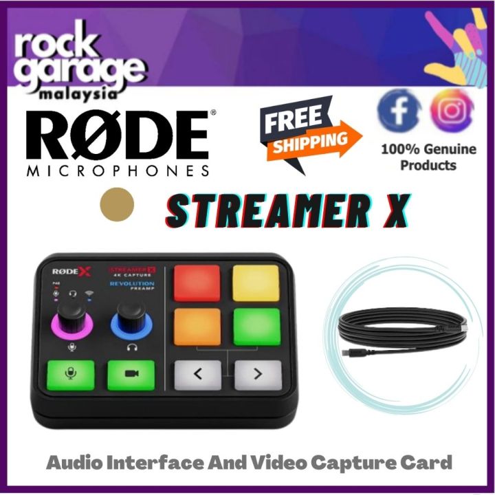 RODE Streamer X Audio Interface And Video Capture Card | Lazada