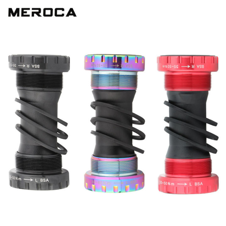 MEROCA Bicycle Bottom Bracket 68/73MM Threaded Bottom Bracket Mountain ...