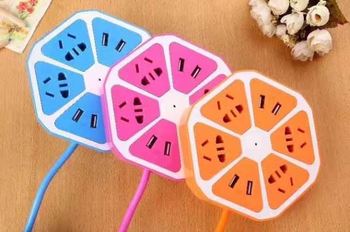 MHONLINE Multiple Plug Socket Charger USB Plug Universal Multi-Position ...