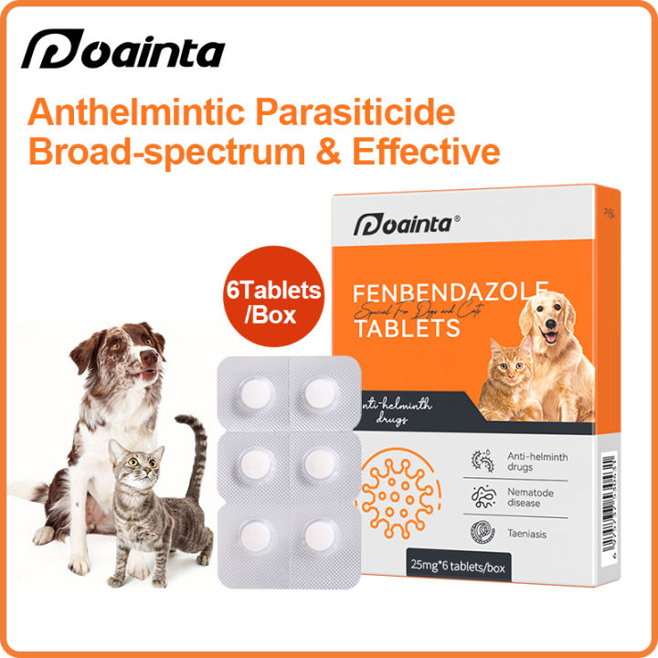 PUAINTA Deworming Tablet for Dogs and Cats Droad-Spectrum Athelmintics ...
