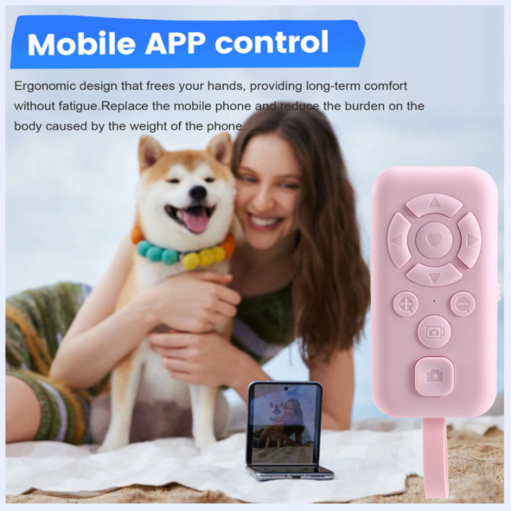 Protable Bluetooth Remote Control Self-Timer Camera Stick Shutter ...