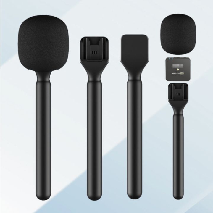 PLZ Microphone Interview Handle For DJI Mic / Moma / Rode Wireless Go ...
