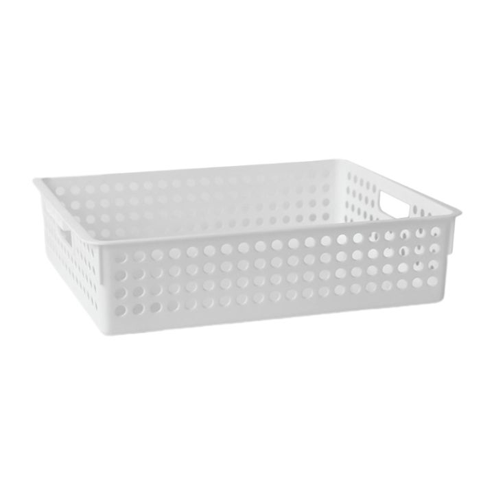 Plastic Storage Basket File Tray Tabletop A4 Document Magazine ...