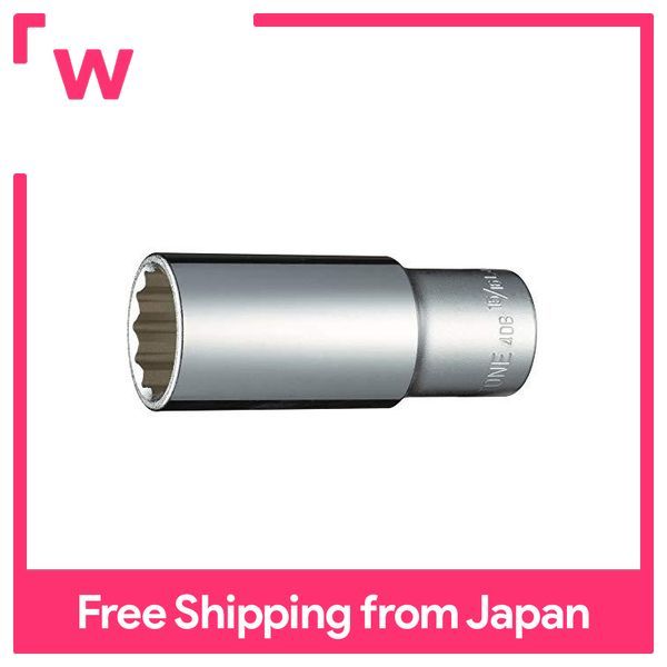 TONE Deep Socket (12 Square) 4DB-30L Insertion angle 12.7mm(1/2) Two ...