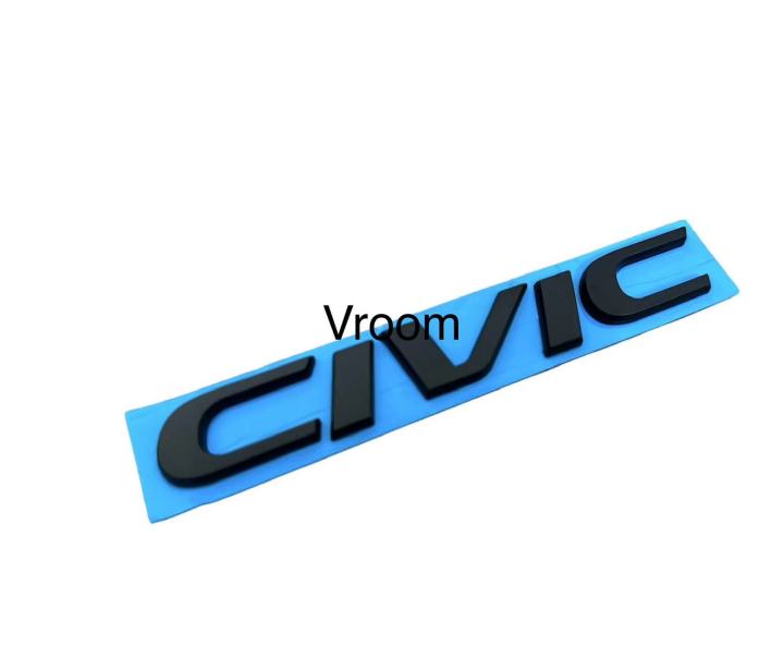CIVIC Logo Sticker Honda Civic Car Rear Emblem Logo Sticker ' | Lazada