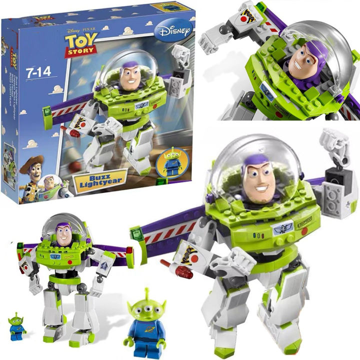 เข้ากันได้กับเลโก้ ประกอบตัวต่อ7592 Toy Story Buzz Lightyear Mecha ...