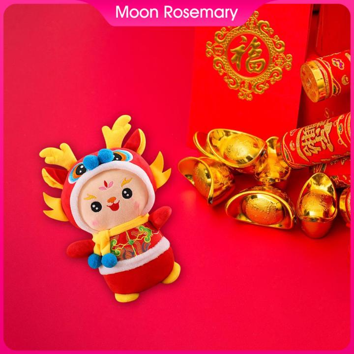 Moon Rosemary Dragon Soft Toy 2024 Year Dragon Doll Dragon Figure ...