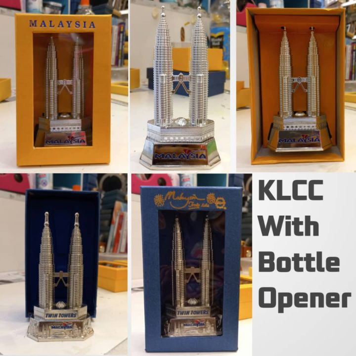 Stainless Steel KLCC with Bottle Opener Gift Box/KLCC 14CM TWIN TOWERS ...