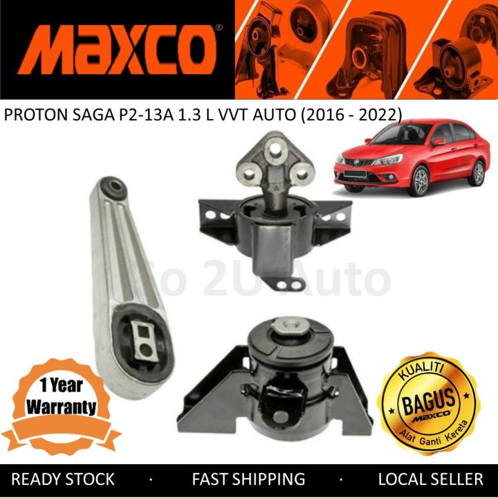 MAXCO BRAND ENGINE MOUNTING 1 SET 3PCS -PROTON SAGA NEW VVT P2-13A AUTO ...