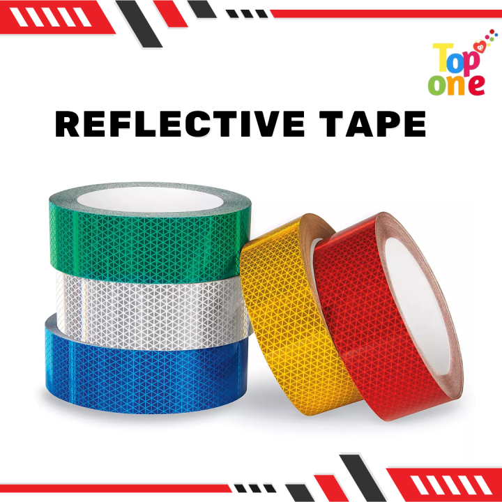 10M/20M Reflectorize Tape Warning tape Reflectorized Sticker | Lazada PH