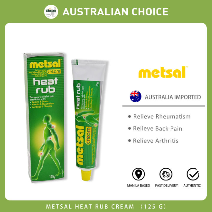 Metsal Heat Rub Cream 125g. | Lazada PH
