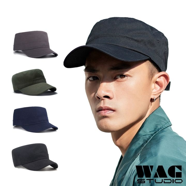 WAG Hat | Ready Stock Vintage Military Cap Plain Army Baseball Cap Men ...