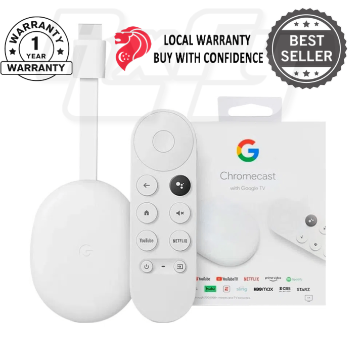 Google Chromecast with Google TV - 4th Generation | Lazada Singapore