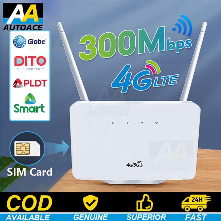 （COD）WiFi Router Sim Card Modem 4G/5G Network Router 2.4G Dual Band Gigabit Wi-Fi6 Speed Router ...