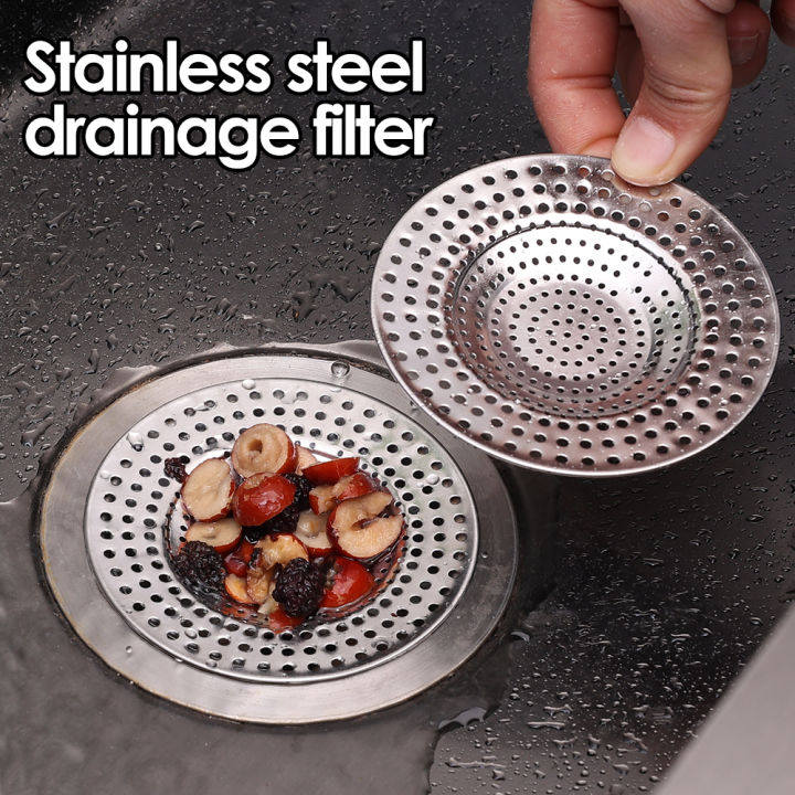 Portable Stainless Steel Floor Drain Filter Hair Strainer Bath Tub ...