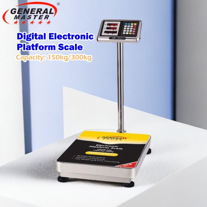 General Master 300kg Digital Scale Electronic Platform Scale Weighing