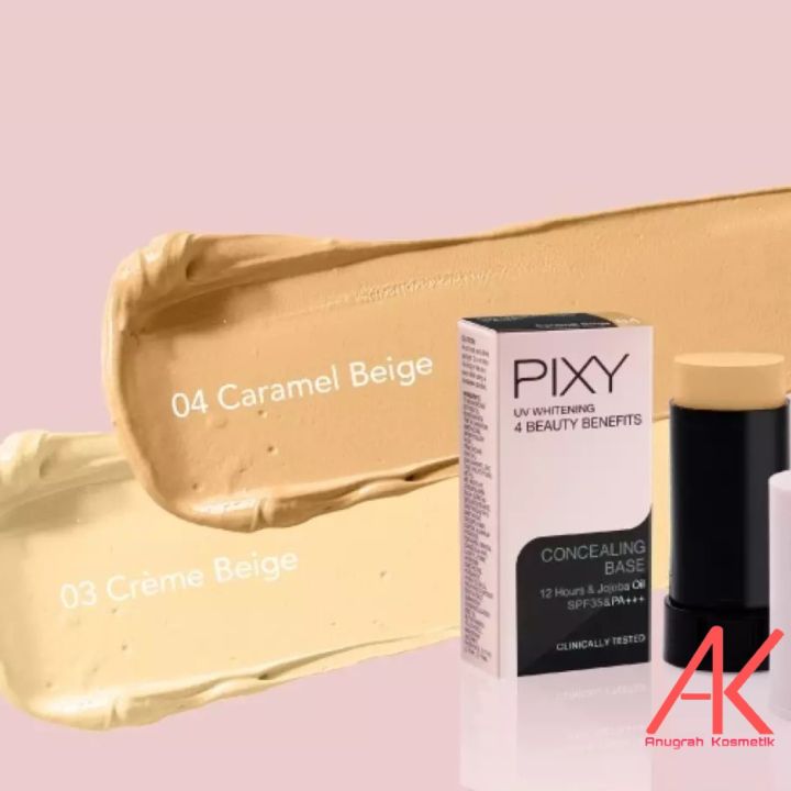 PIXY UVW Concealing Base 4 Beauty Benefit 01 02 03 04 Best Seller ...