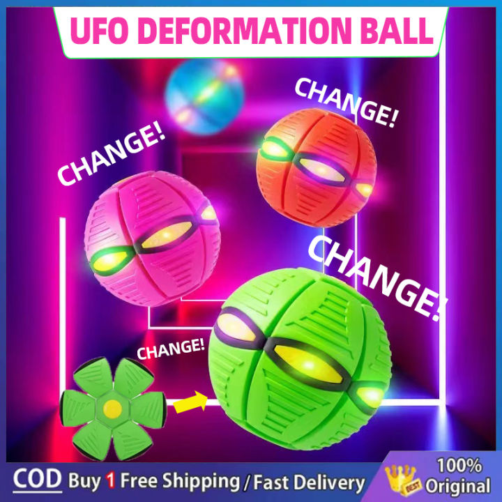Elastic stepping ball, deformed flying saucer ball, foot stepping ...