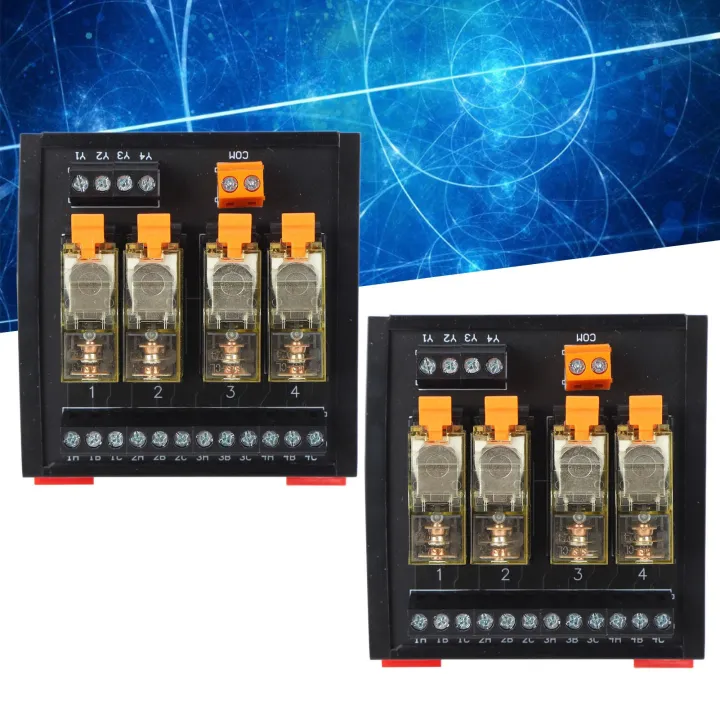 PLC Relay Control Board Din Rail Mounting DC Relay Module for Cabinet ...