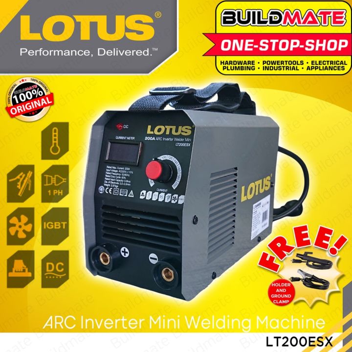 BUILDMATE Lotus IGBT ARC MINI 200A Inverter Welding Machine LT200ESX ...