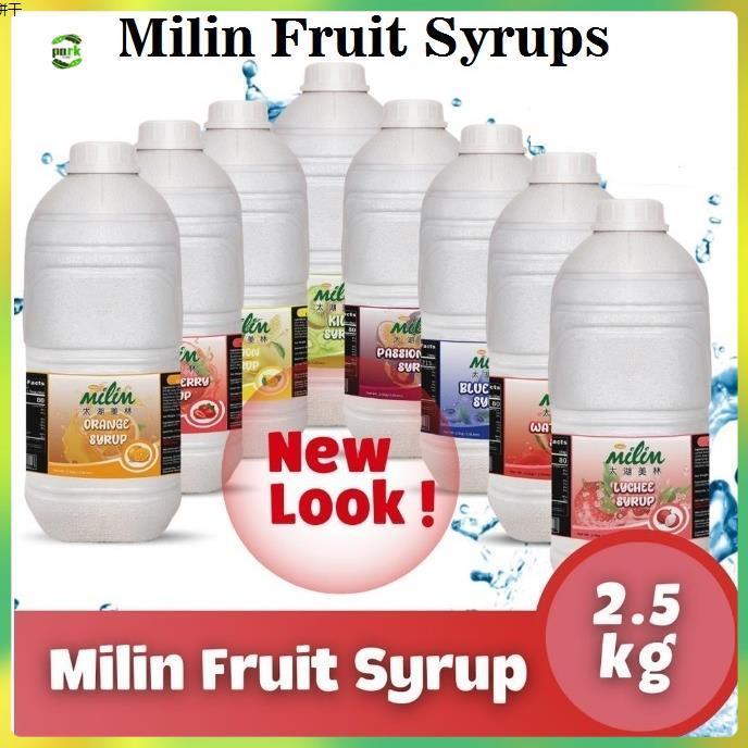 drinks MILIN FRUIT TEA Syrup 2.5 kg BlueberryStrawberry GreenApple ...