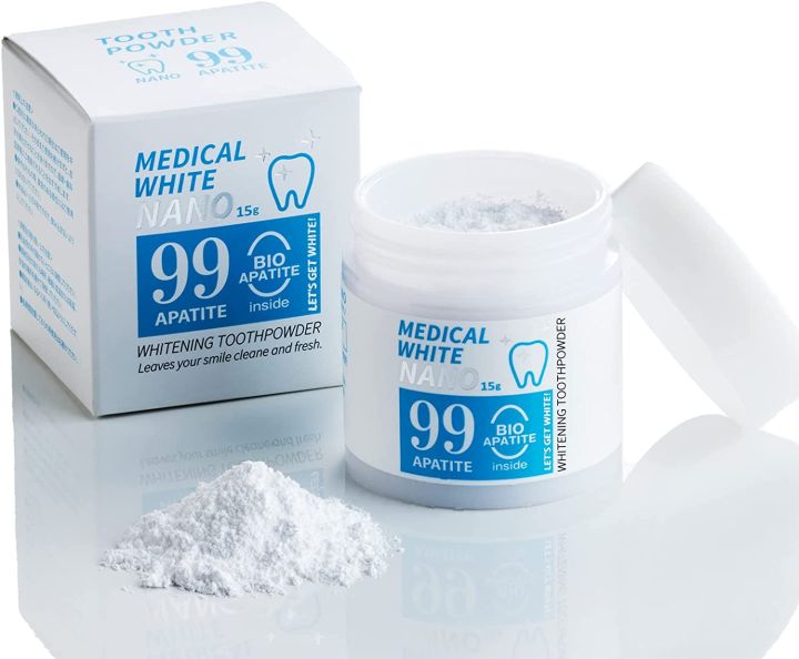 JAPAN MEDICAL WHITENING TOOTH POWDER - 15g | Lazada