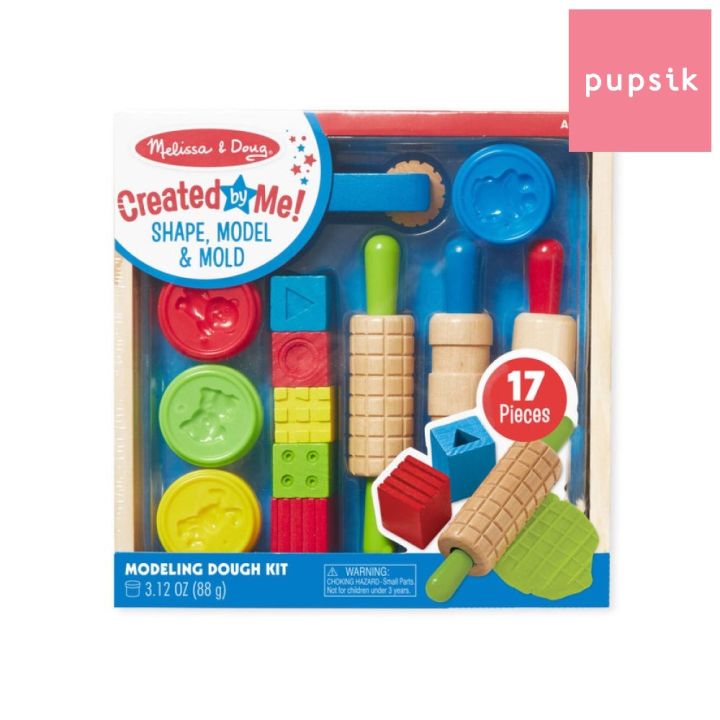 Melissa & Doug Created by Me! Shape, Model, Mold Modeling Dough Kit ...