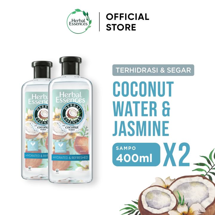 Herbal Essences Classics Coconut Water 400ml Shampoo X2 | Lazada Indonesia